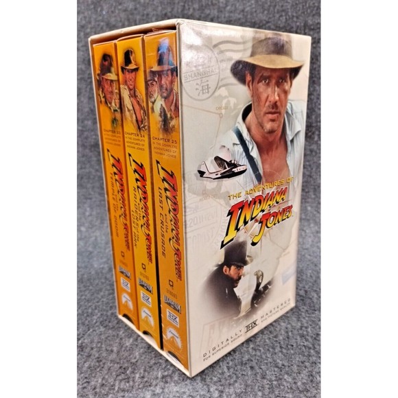 Media | Indiana Jones The Adventure Collection Vhs 1999 3tape Set Full ...